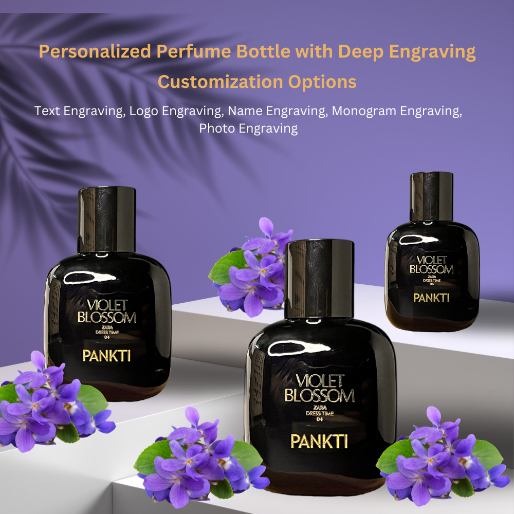 Personalized engraving services on Perfume Bottles - PRAJWAL LASER